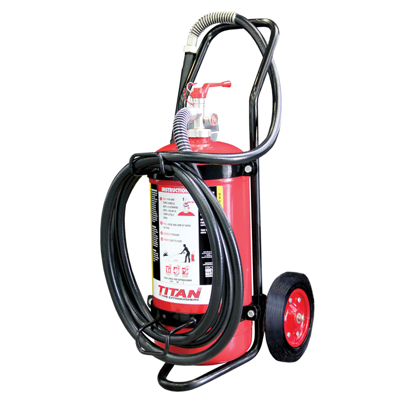 TITAN ABC Dry Chem. Wheeled Fire Extinguisher | InterChem